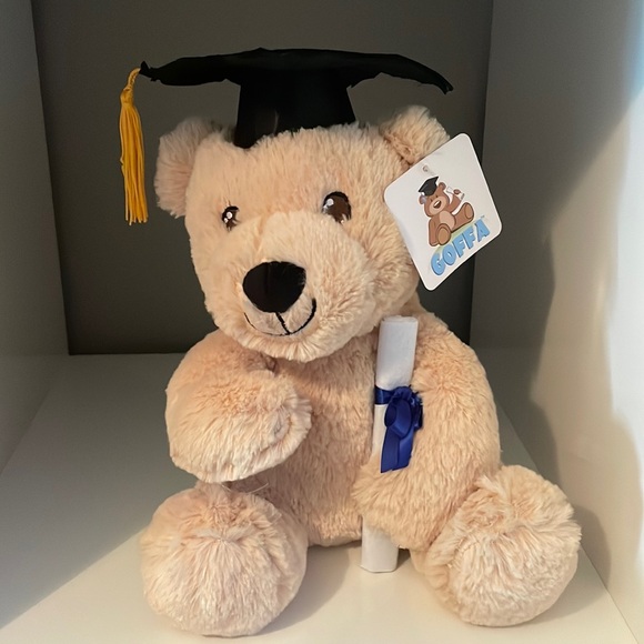 Toys | Nwt Plush Soft Fabric Graduation Bear With Graduation Cap ...